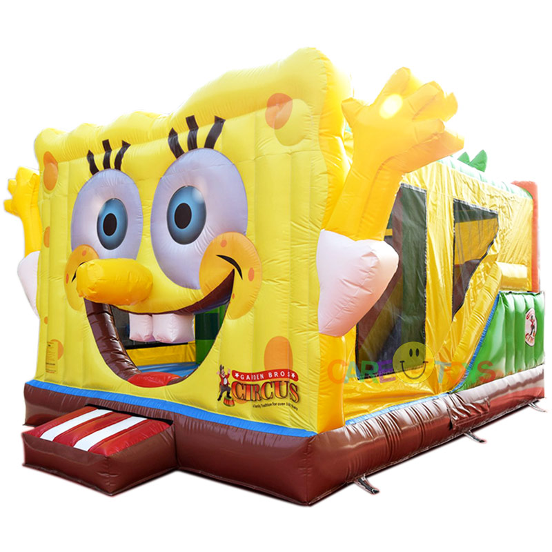 Giant Sponge Bob Bounce House Inflatable Combo for sale