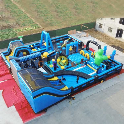 Custom Ninja theme inflatable park