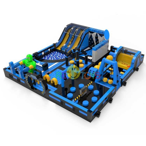 Custom Ninja theme inflatable park