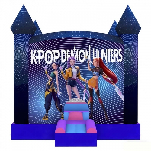 Custom K-Pop Demon Hunters Inflatable Castles & Slides - Factory Direct ...
